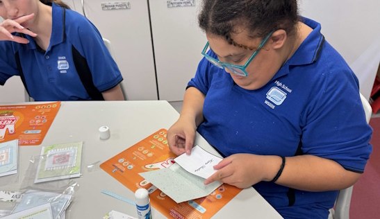 Work training - Paper making